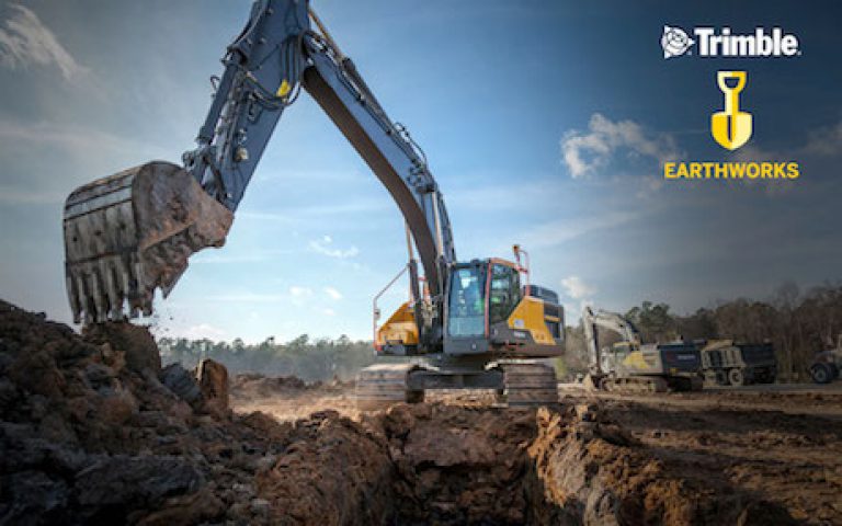 Trimble introduceert Earthworks voor graafmachines en dozers - SITECH